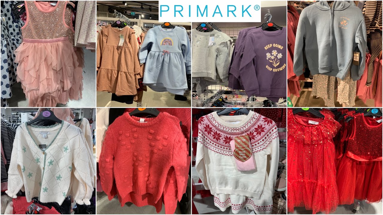 Primark kids girls clothes 1-7 years new collection- October 2022 - YouTube