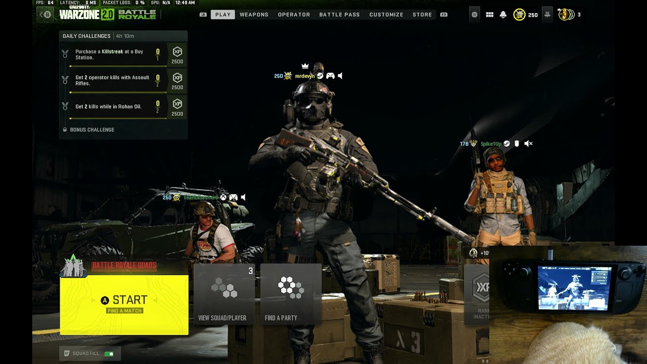 Call of Duty Warzone 2 Live on the Steam Deck - YouTube