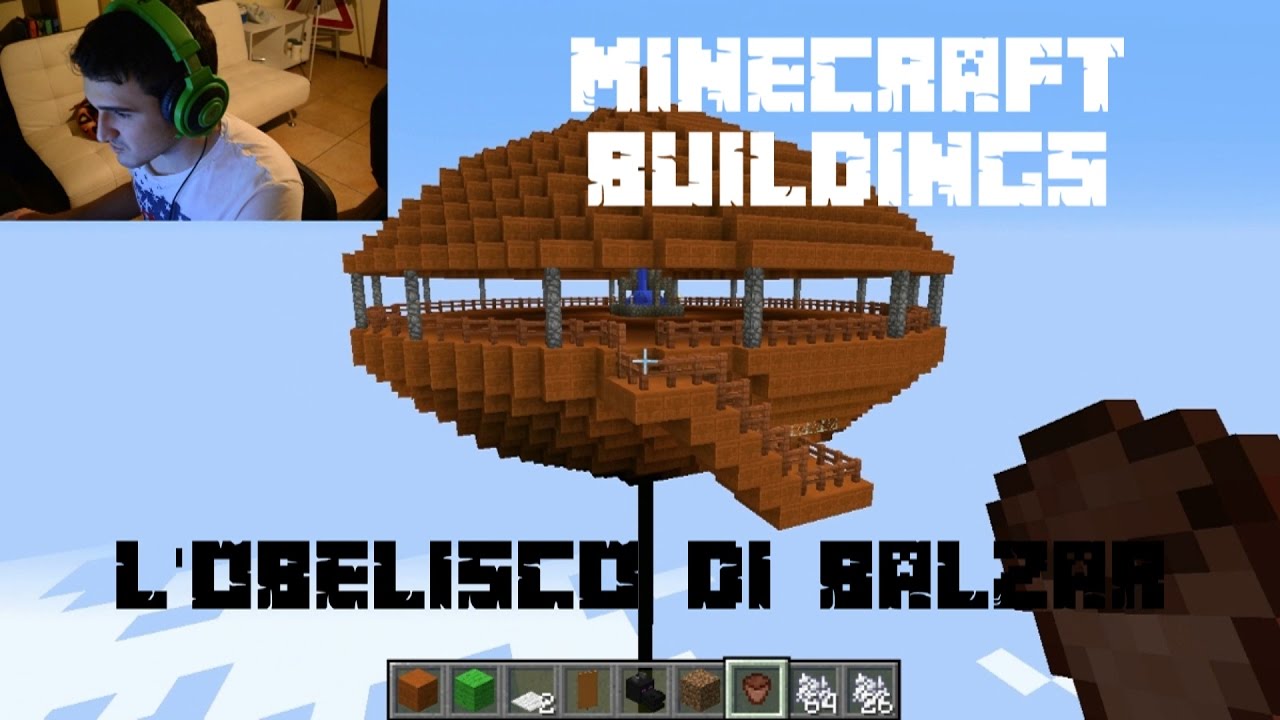 Minecraft Buildings - L' Obelisco di Balzar - YouTube