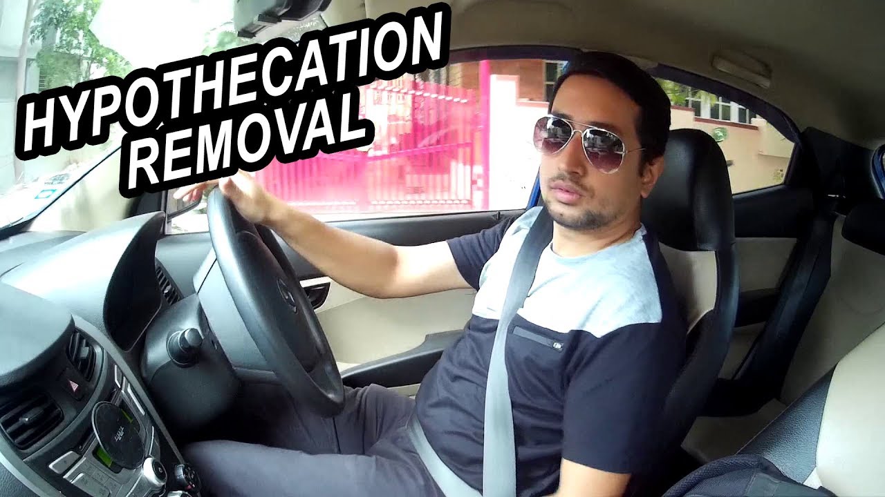 How to remove Hypothecation from rc offline physically going to ...