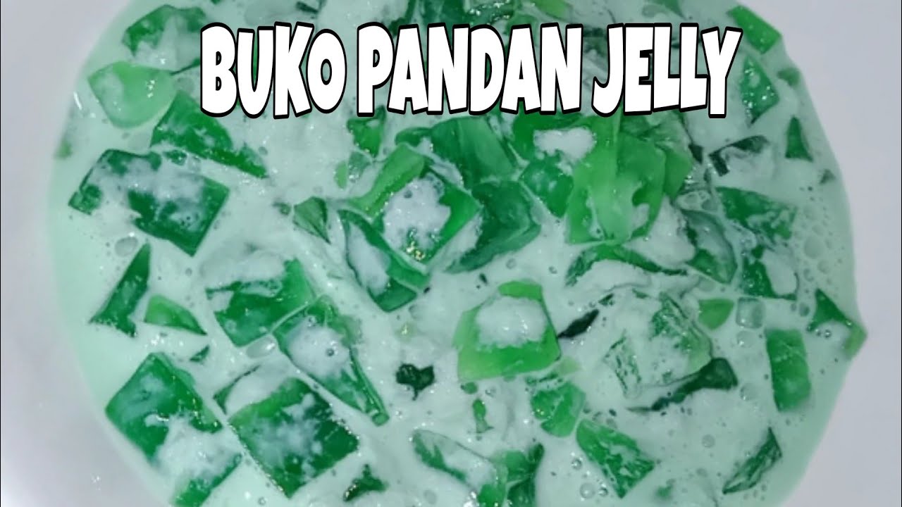 BUKO PANDAN JELLY | How to make easy dessert buko pandan jelly - YouTube