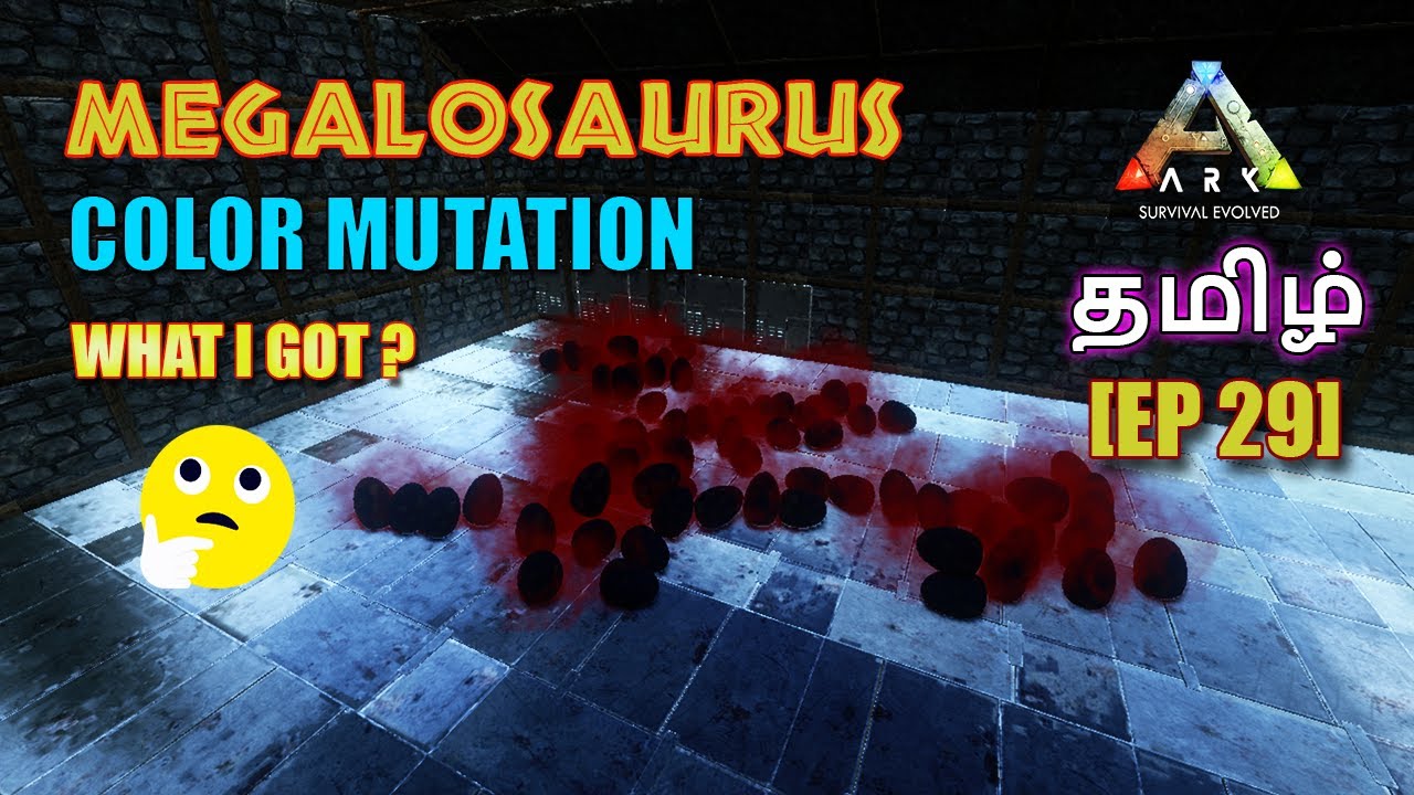 MEGALOSAURUS COLOR MUTATIONS | ARK MOBILE | MUTATIONS EP 29 | MR RAPTOR ...