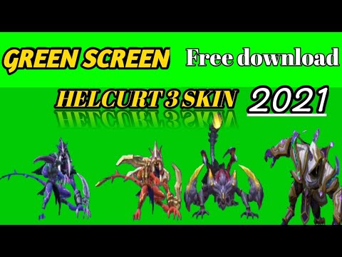Green screen_ Mlbb Hero Helcurt3x skin || free download|| mlbb - YouTube