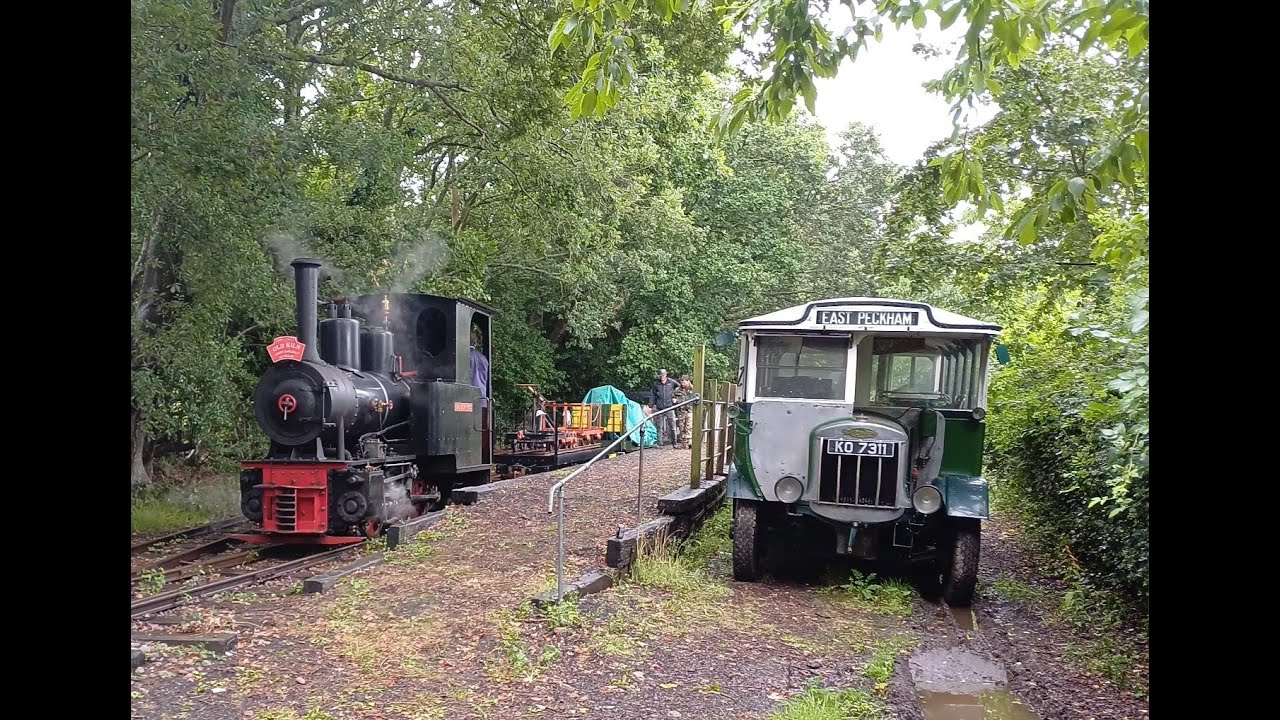 The Great Bush Railway with 4 Locos in Action! - YouTube