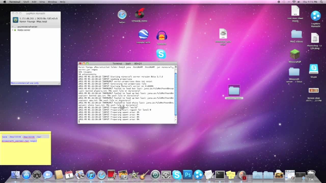 How To Set up A Minecraft Server On Mac YouTube How To Set up A Minecraft Server On Mac YouTube