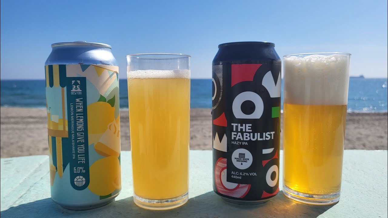 Magic Rock The Fabulist 6.2% ABV vs Brew York Milkshake IPA 6.0% ABV ...