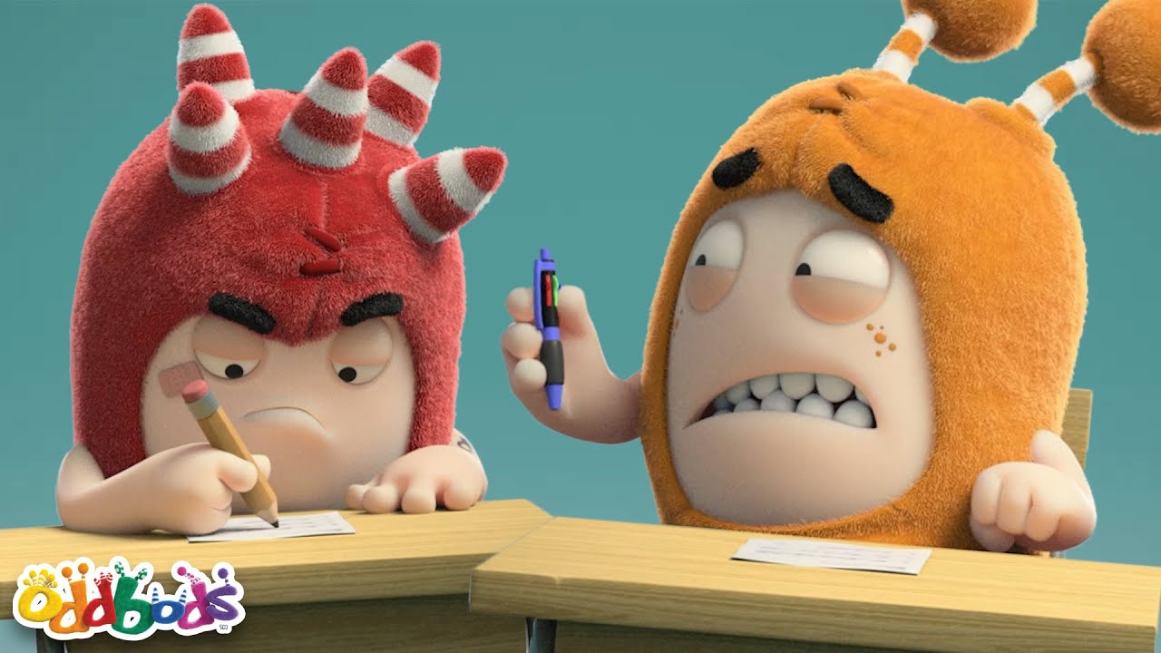 Slick's Studying Gone Silly! | 4 HOURS! | BEST Oddbods Full Episode ...