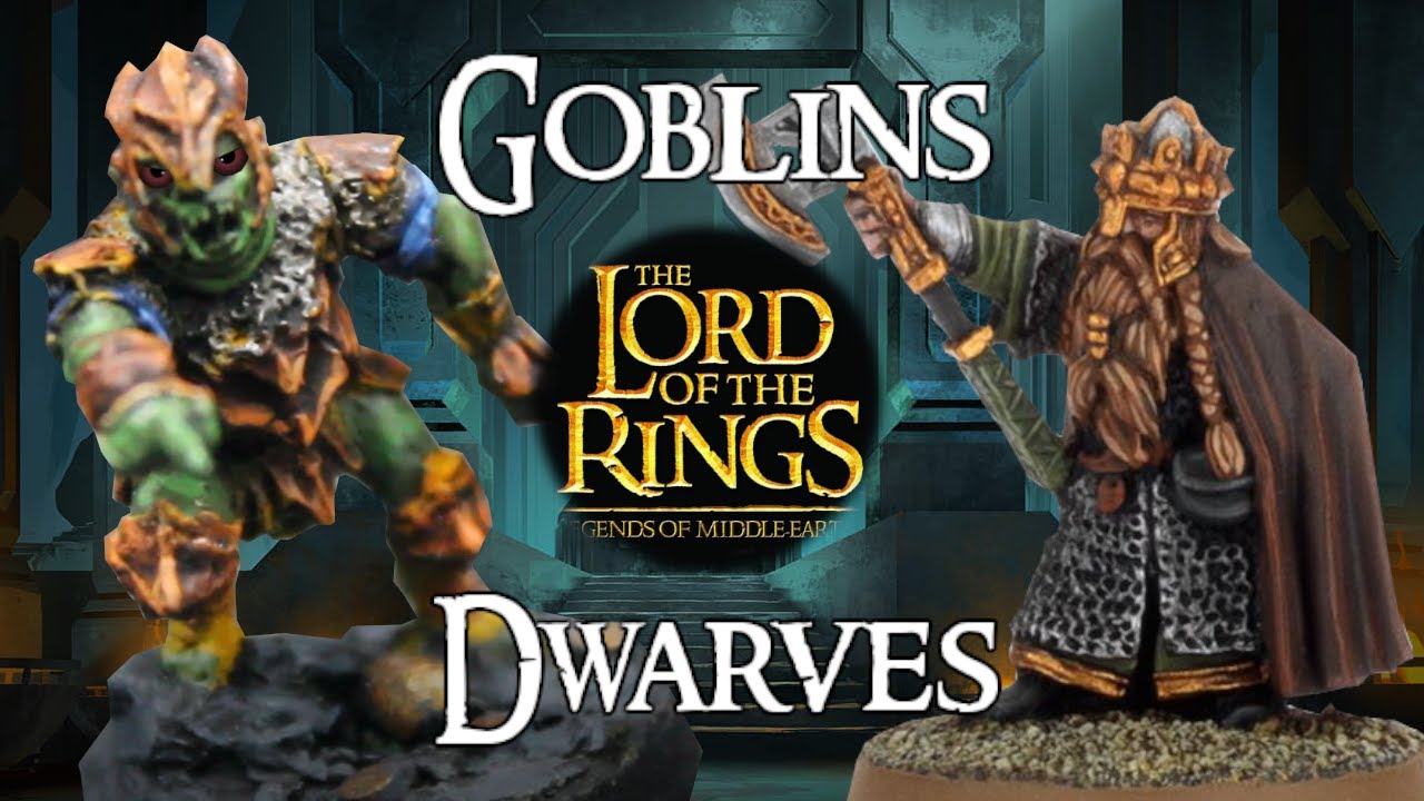 Goblins Vs Dwarves Middle Earth Battle Report! - YouTube