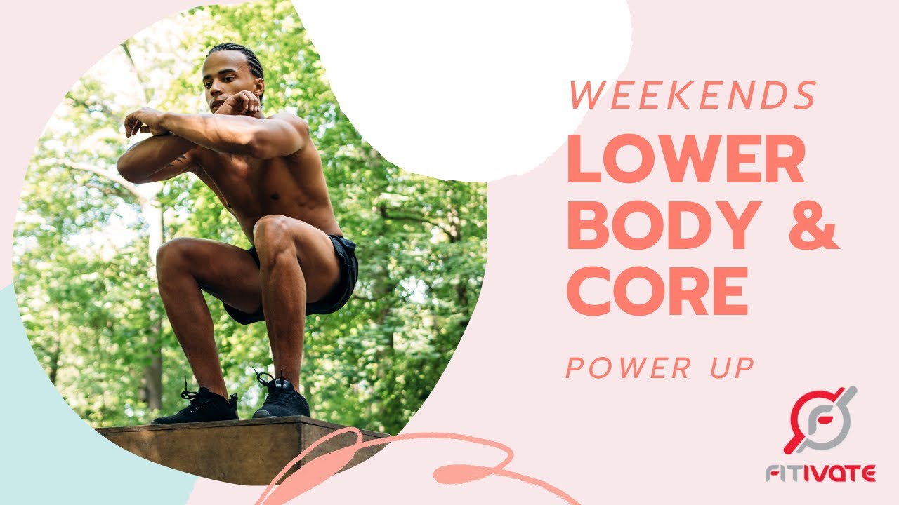 Lower Body & Core Workout (12 MINS, NO GYM) - Weekend Routine - YouTube
