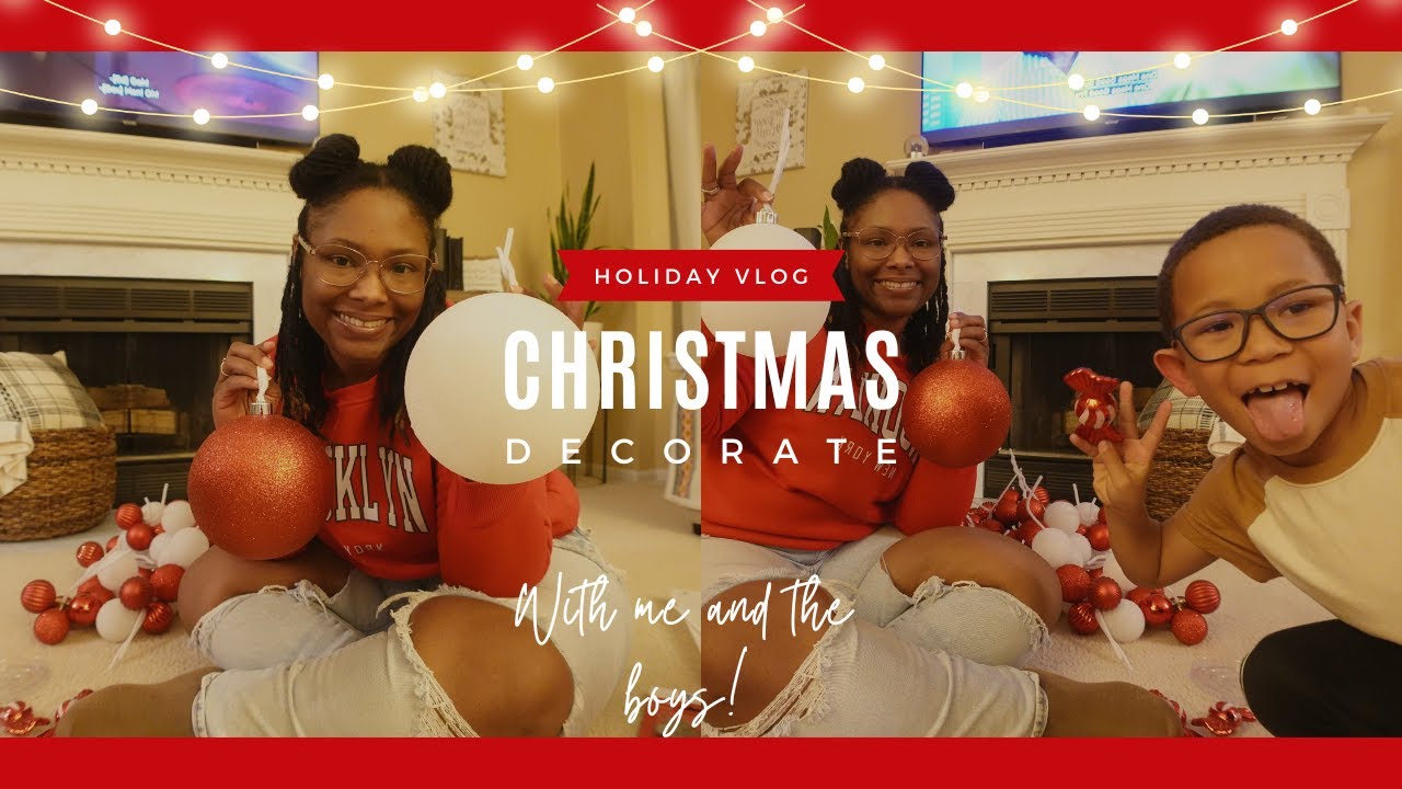 Holiday Vlog | Christmas Decorate with me ! - YouTube