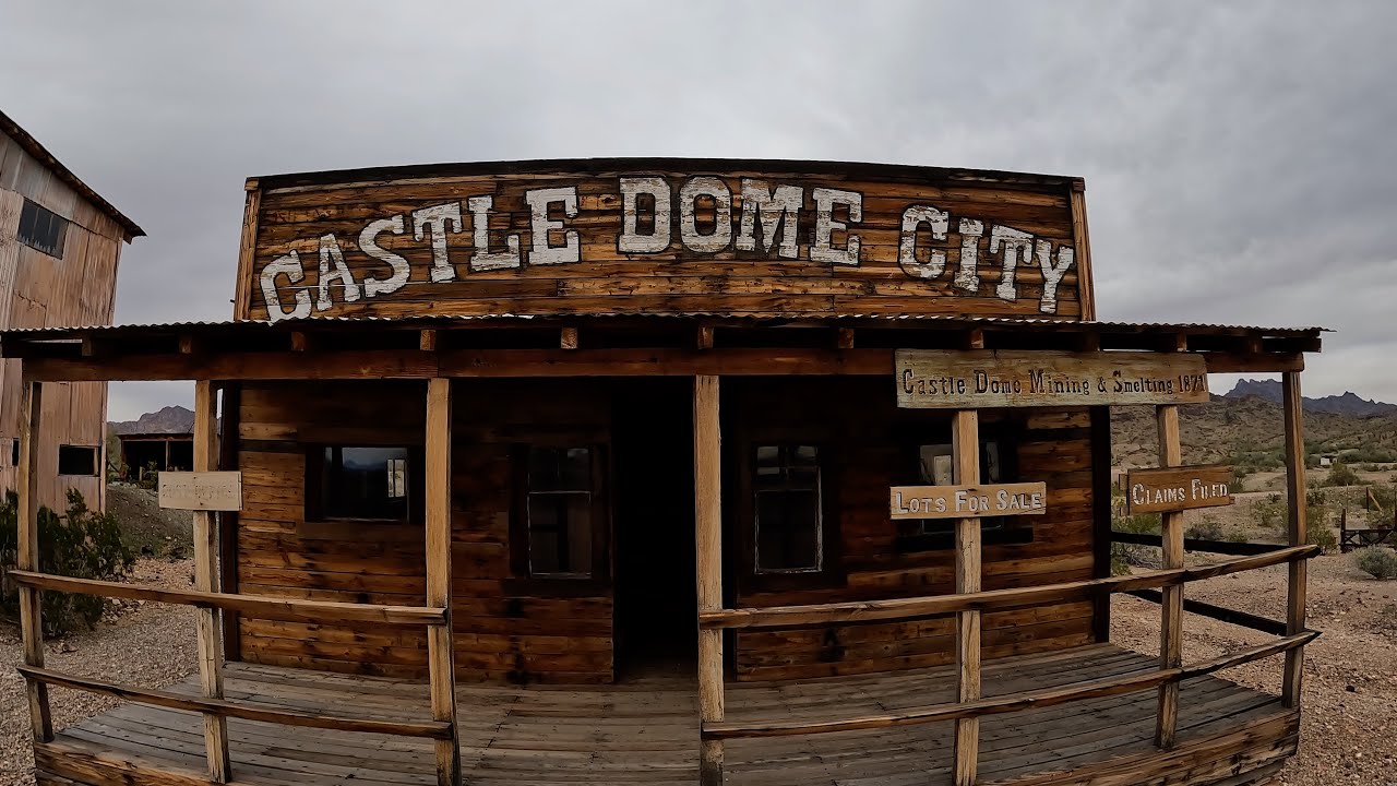 Visiting Castle Dome City and Mine E-98 - YouTube