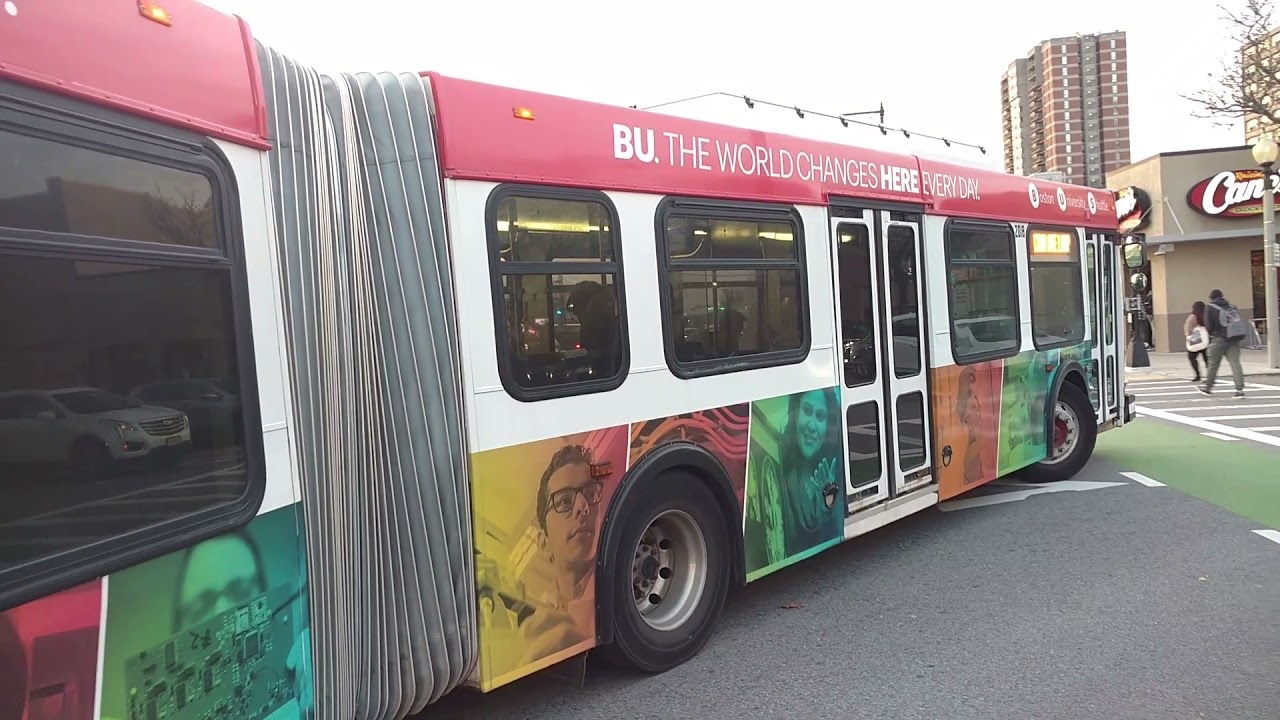 Boston University shuttle buses - YouTube