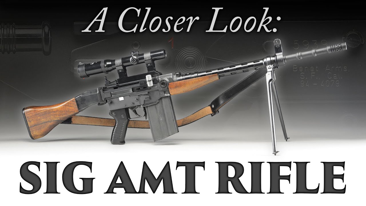 A Closer Look: Rare SIG AMT Rifle - YouTube