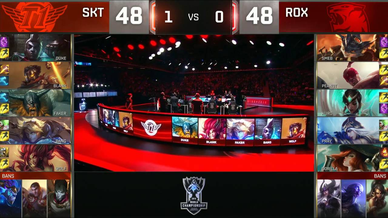 SKT vs ROX - Insta Lock MF - Worlds 2016 - YouTube