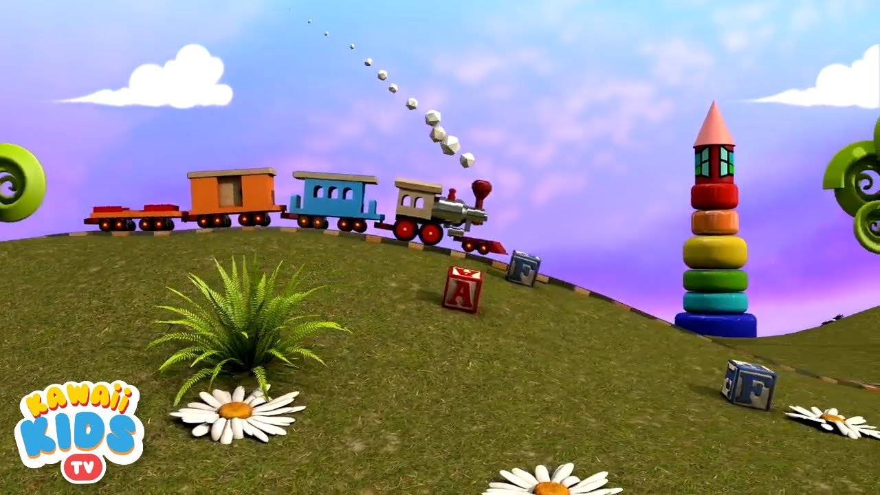 Choo Choo Jazz Train | Animated Train for Kids | Background Jazz Music ...