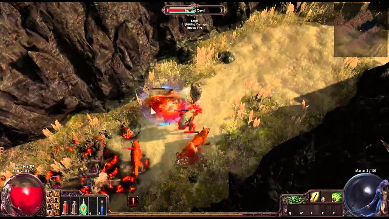 POE Path of Exile Speed Run / Walkthrough ACT 1 - YouTube