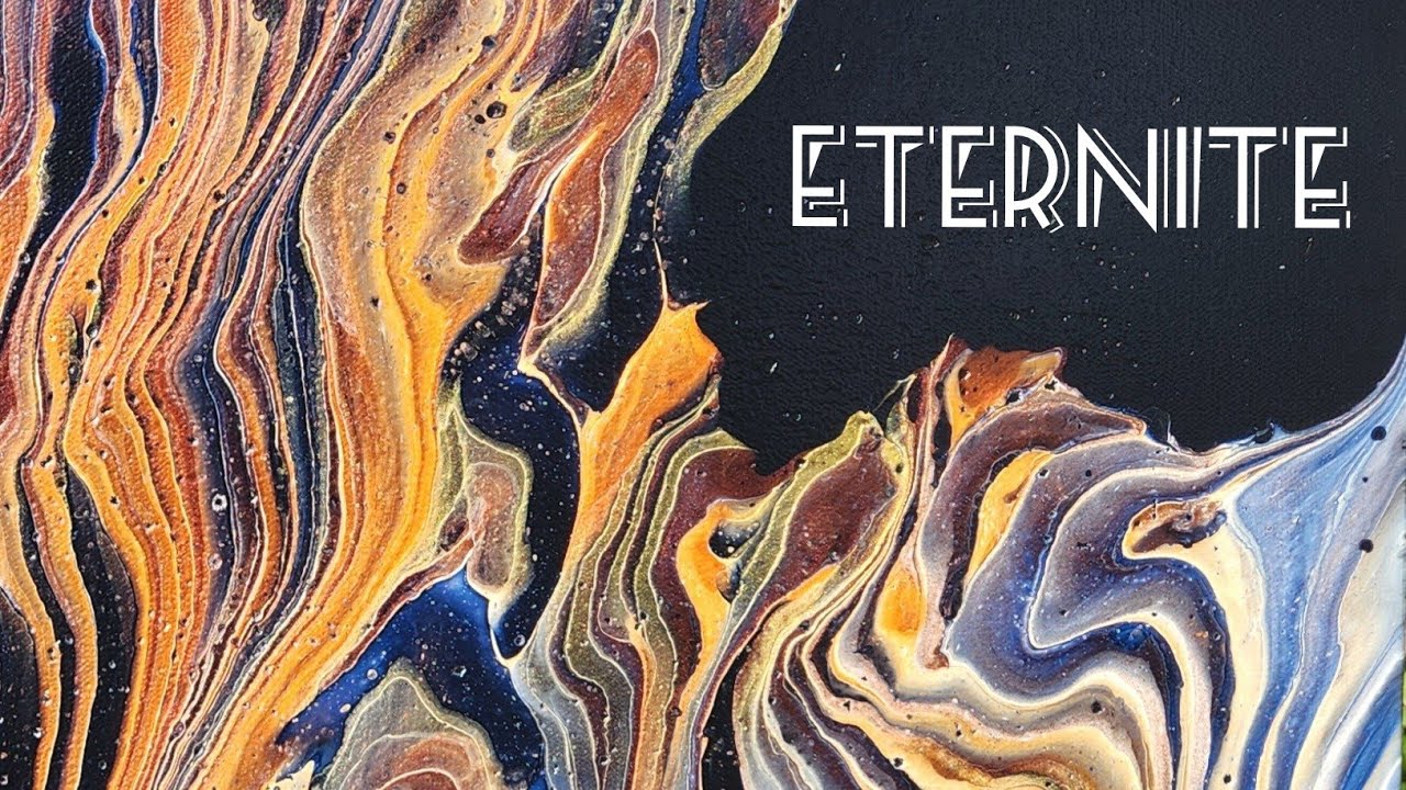 Eternité ️Shimmering Acrylic Wandering Ring Pour with Negative Space ...