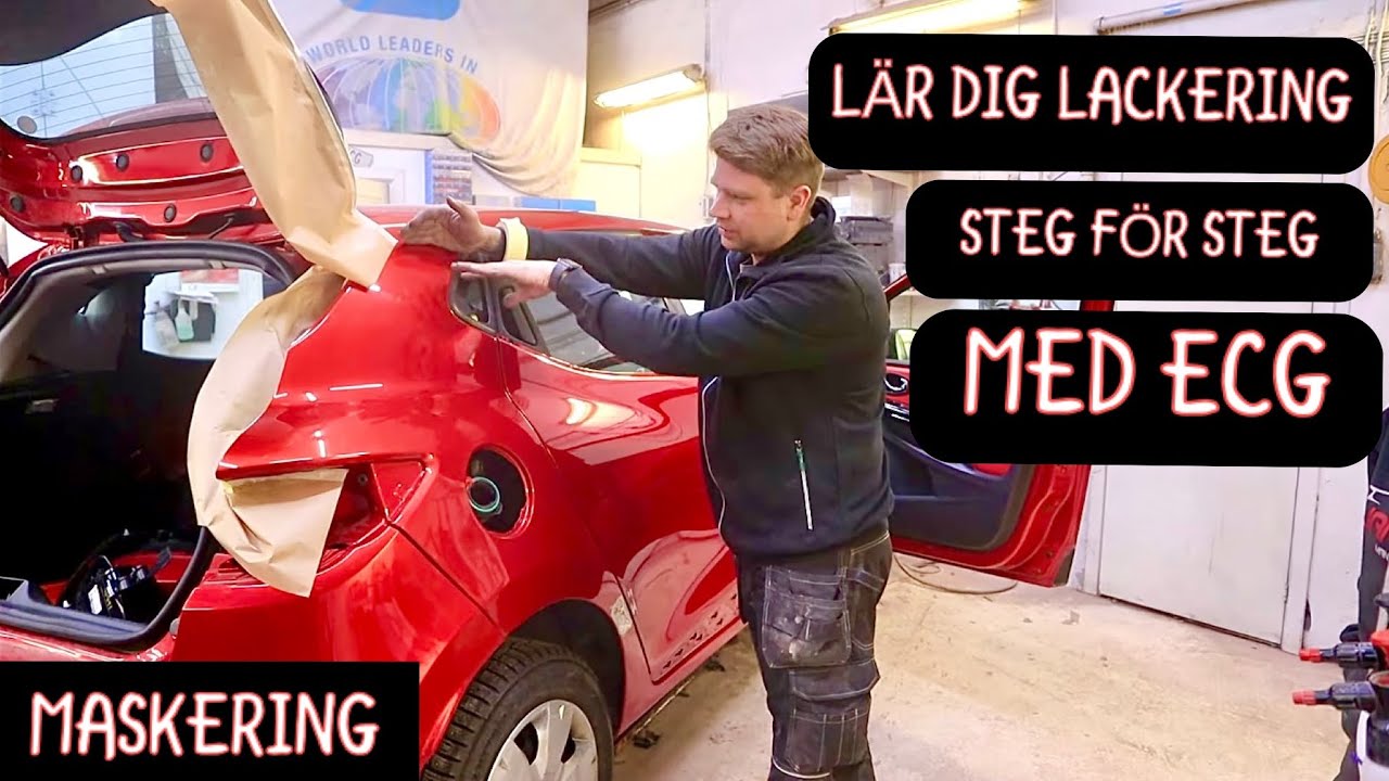 LACKSKOLA - HUR MAN MASKERAR SIN BIL BÄST INFÖR LACKERING - LACKSKOLA ...