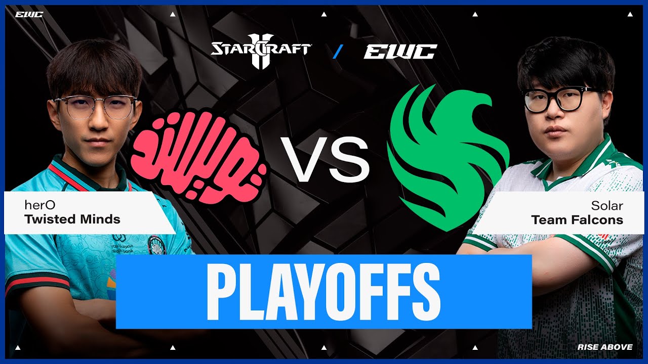herO vs Solar | StarCraft II at EWC 25 - Day 3 - Playoffs - YouTube