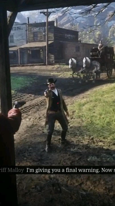 RDR2 killing Sheriff malloy #rdr2 #rdr #kill #rockstargames #fyp # ...