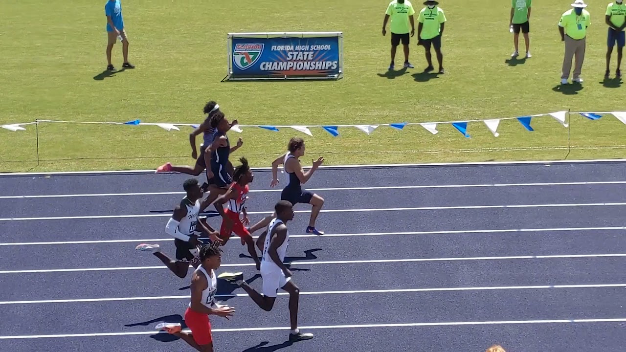 Michael Stroup State Championship 100 Meter Dash 10 73 - YouTube