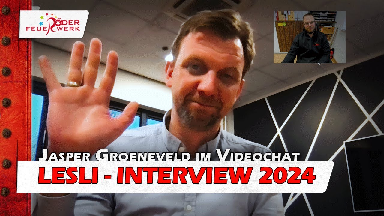 Interview zu Spielwarenmesse 2024 - Lesli Fireworks - Jasper Groeneveld - YouTube