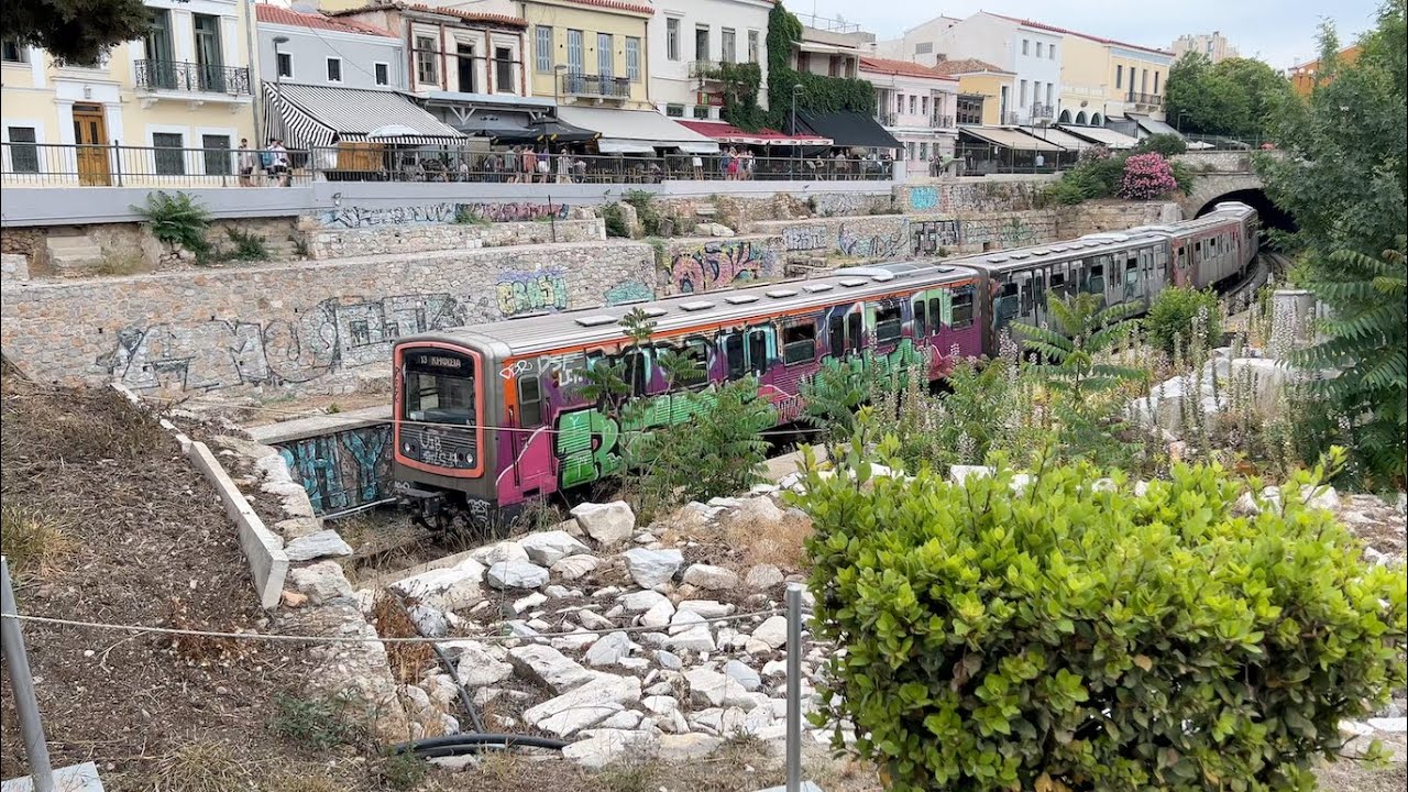 Athens, Greece - Athens Metro Line 1 - YouTube