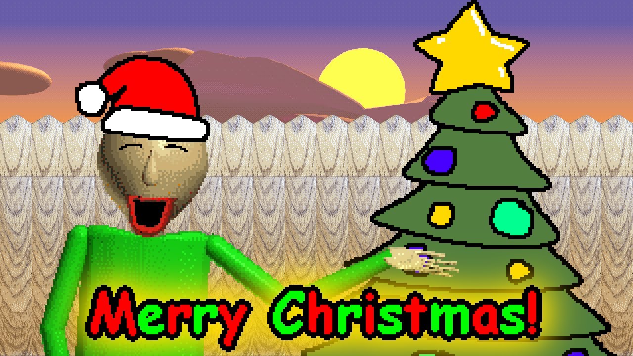 Merry Christmas, Baldi! (Baldi's Basics V1.4.3 Mod) - YouTube