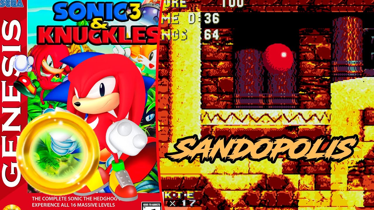 Guía de Rings Gigantes en Sonic 3 & Knuckles - Sandopolis (Knuckles ...
