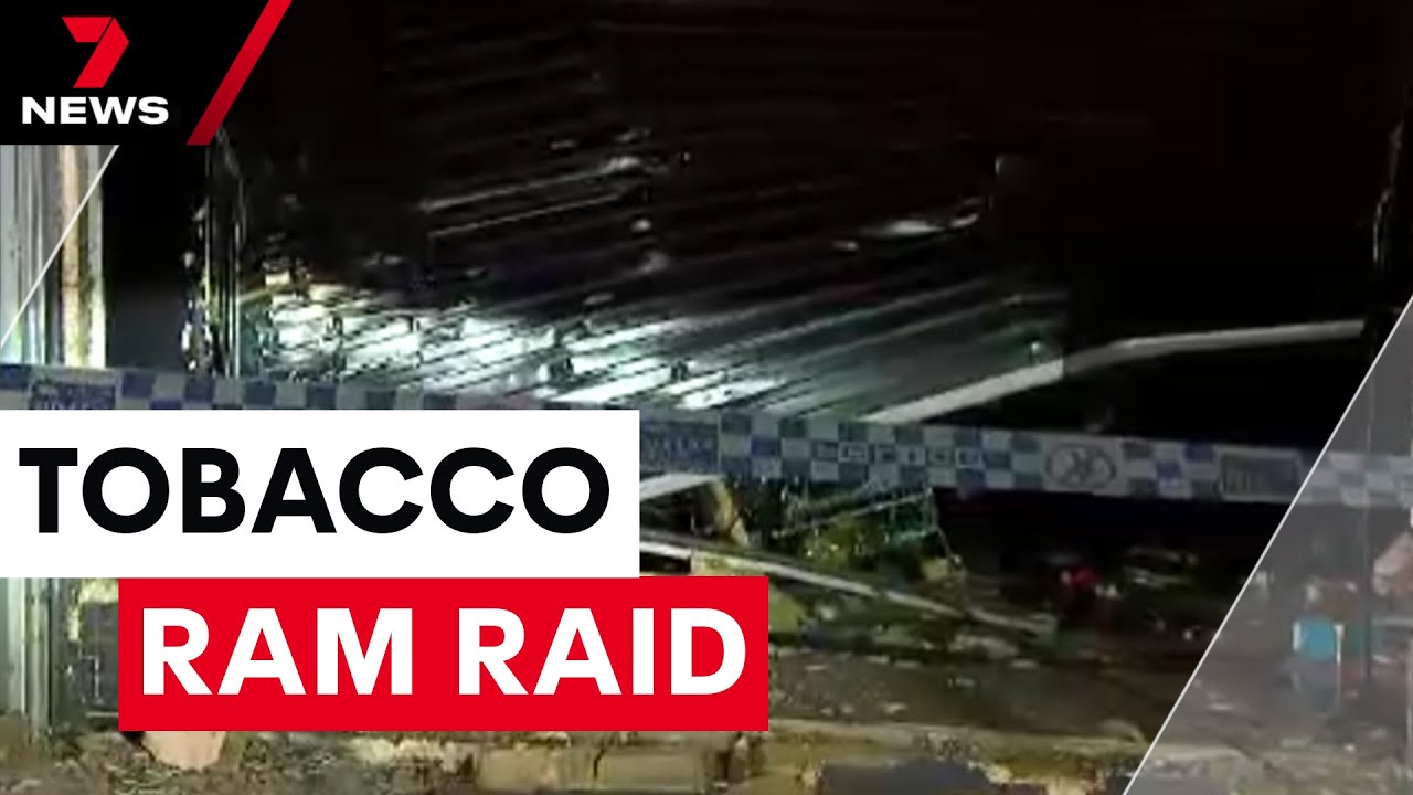 Melbourne tobacco ram raid | 7NEWS - YouTube