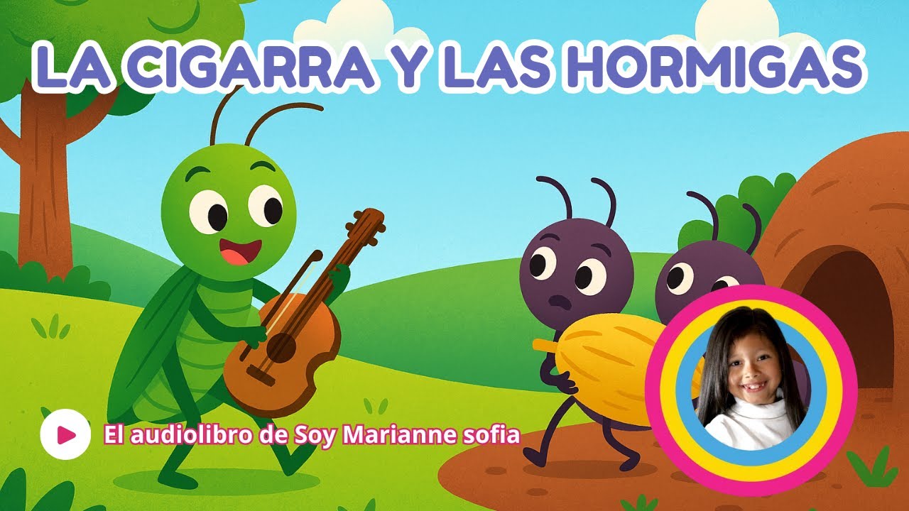 La Cigarra y las Hormigas 🐜🎻 | Fábula Infantil Animada con Moraleja ...
