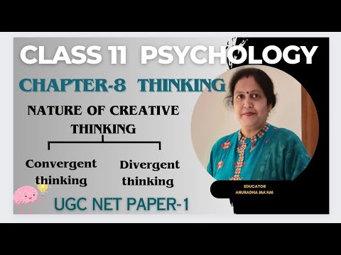 Nature and Process of Creative Thinking | Class11th | psychology | chapter-8 | Thinking - YouTube