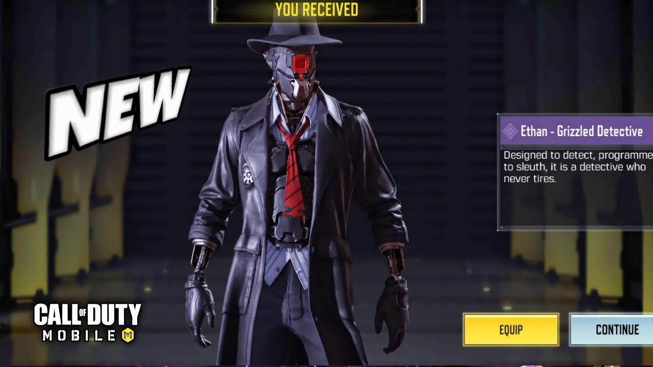 *New* Epic Character Ethan Grizzled Detective COD Mobile - YouTube