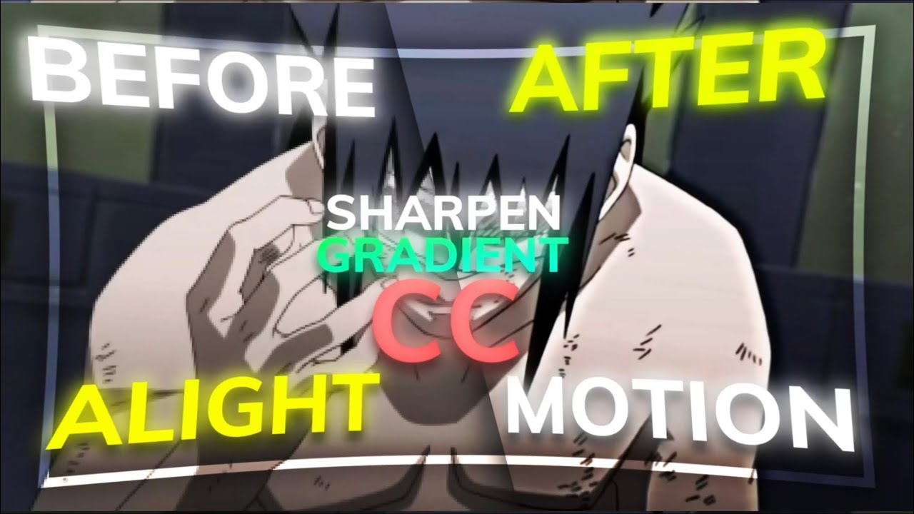 Alight Motion |~| Learn to Create Sharpen + Gradient Color Correction ...