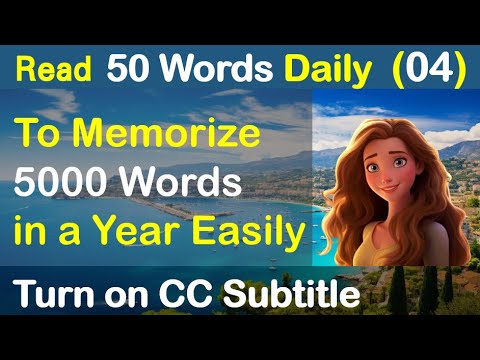 Read 50 English words daily (04) to memorize 5000 words in a year ...