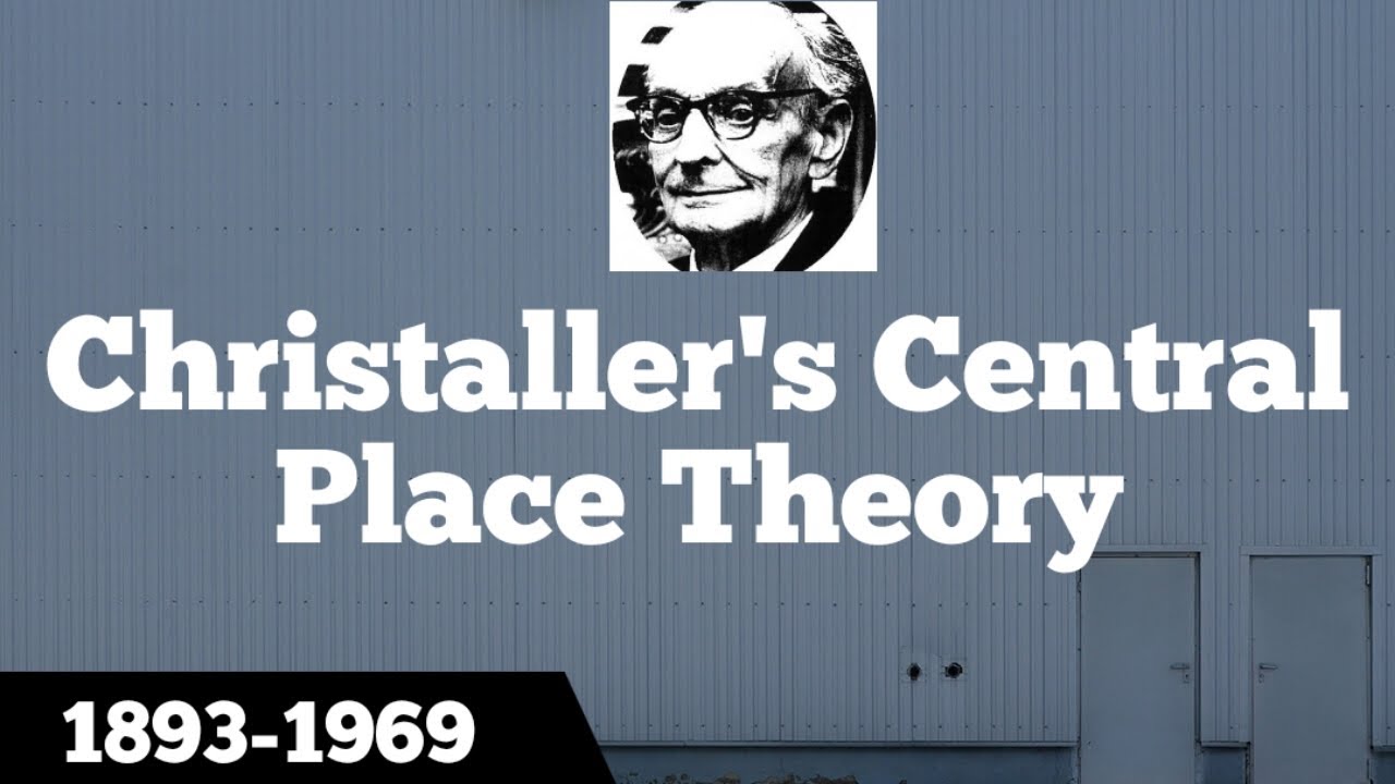 Central Place Theory| Walter Christaller|geography|Dr. Prashant T ...