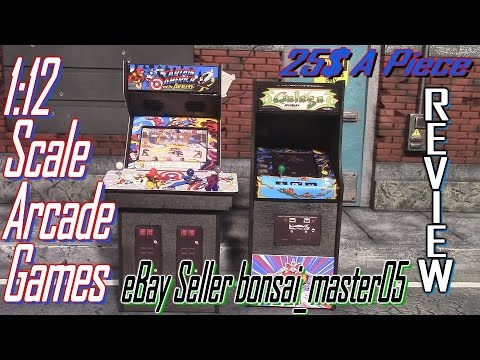 1:12 Scale Arcade Games From eBay For 6 Inch Action Figures - YouTube