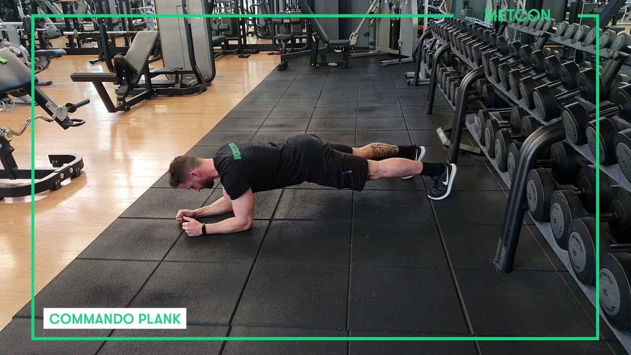 Esercizi Metcon | Commando Plank - YouTube