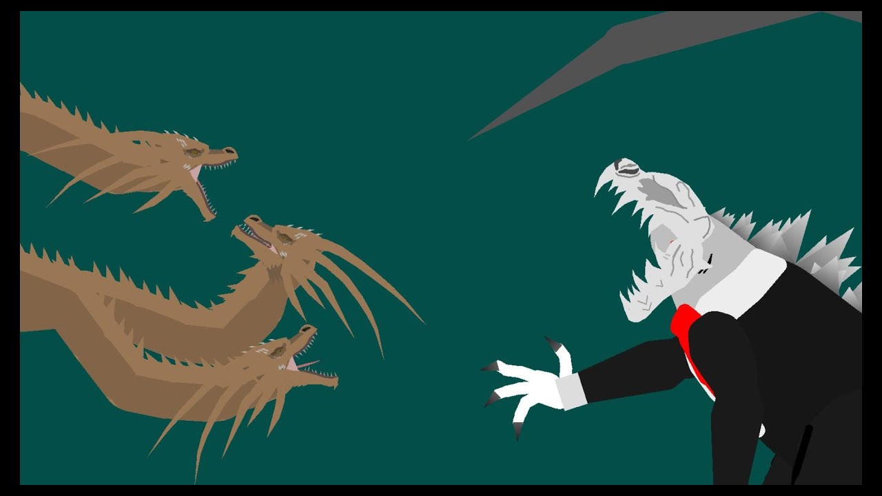 King Ghidorah vs Slenderzilla (preview) - YouTube