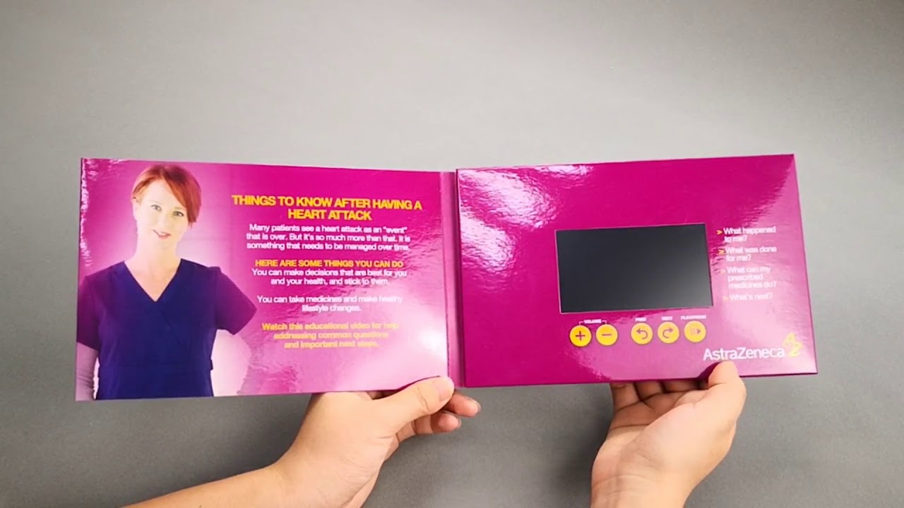 4.3 inch customized video brochure card china manufacturer direct ...