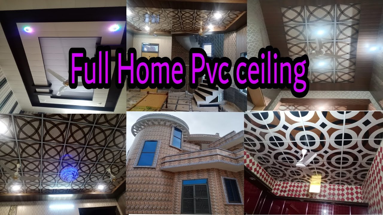 PVC Ceiling Designs 2021/How to Make 3D Ceiling Designs with PVC panels ...