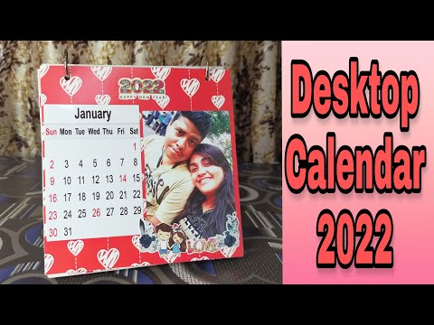 Table Top Calendar |DIY Desk Calendar | Calendar 2022 | Handmade Calendar Ideas | New Year Calendar