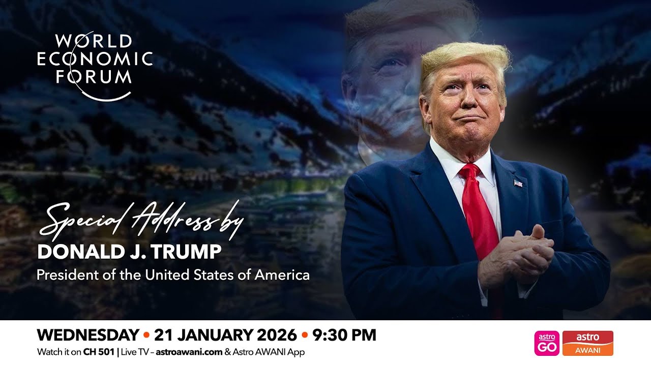 [LIVE] #WEF2026: Special Address by Donald J. Trump, President of the ...