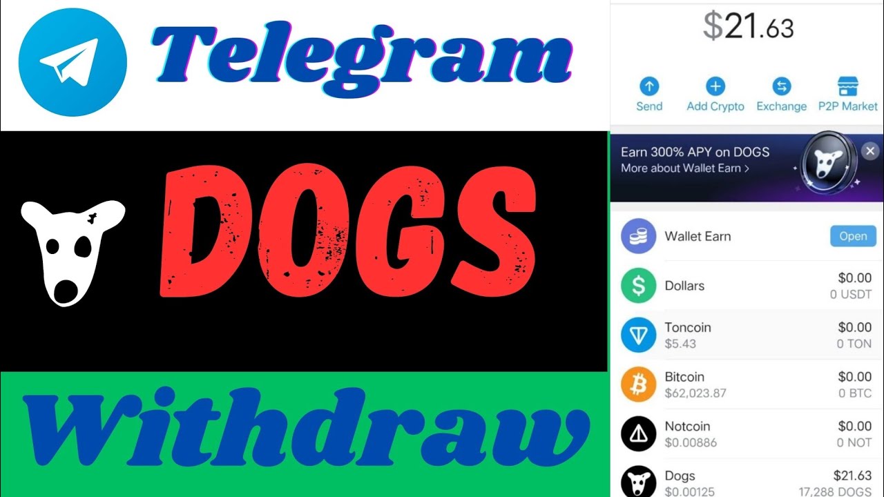 Telegram Wallet Dogs Withdraw || How To Withdraw Telegram Wallet Dogs ...