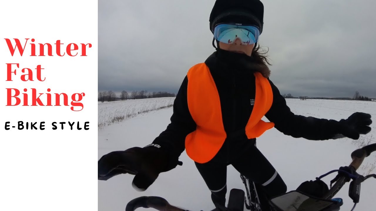 Winter Fat Biking..E-bike Style… - YouTube