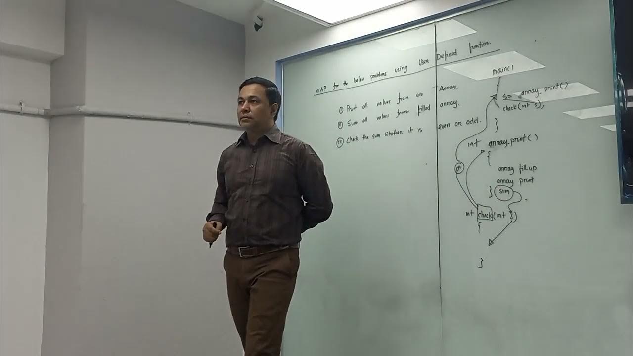 Structured Programming Language | Lecture-19 | CSE | Ahsan Arif | University of Scholars - YouTube