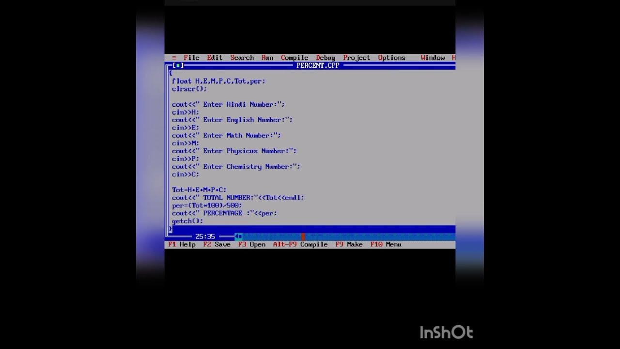 Program To Calculate Sum Of 5 Subjects And Find Percentage C YouTube program-to-calculate-sum-of-5-subjects-and-find-percentage-c-youtube