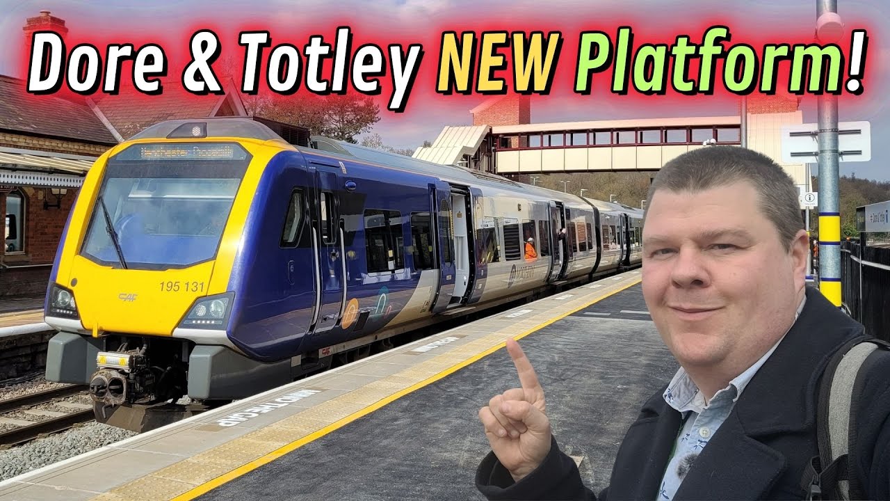 Dore & Totley Station Gets a Makeover! New platform & upgrades - YouTube