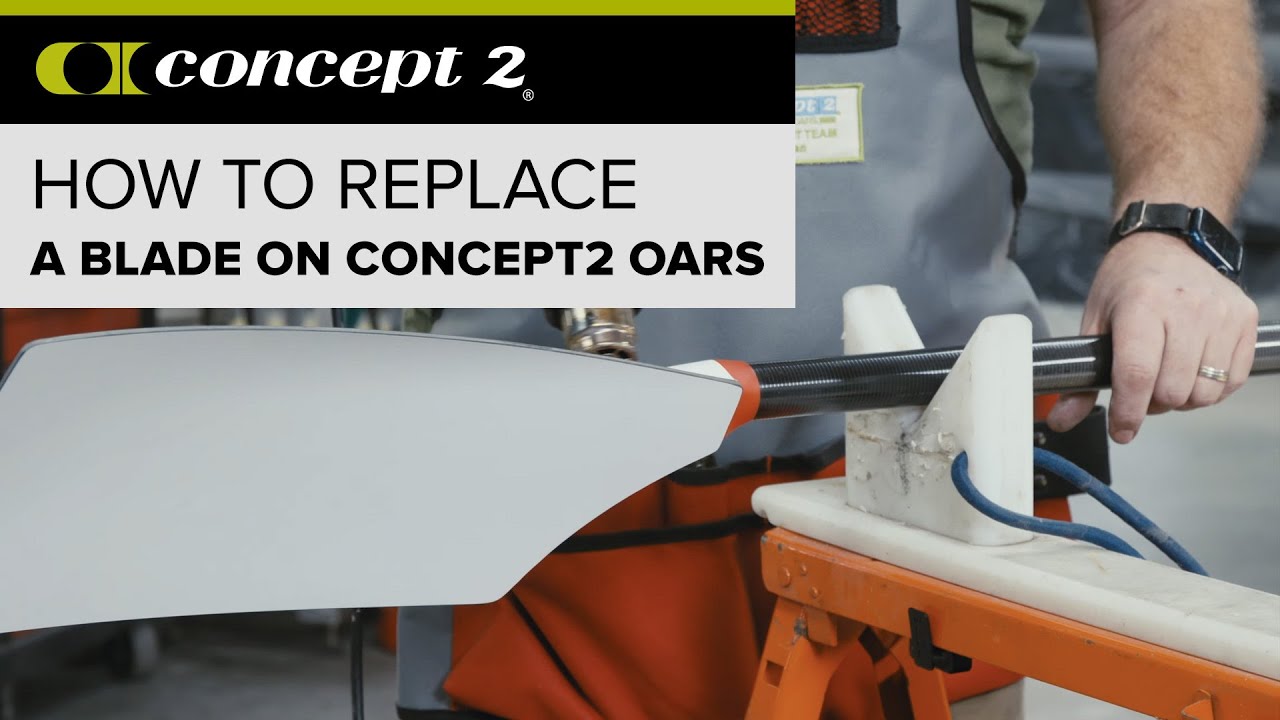 Concept2 Blade Replacement - YouTube