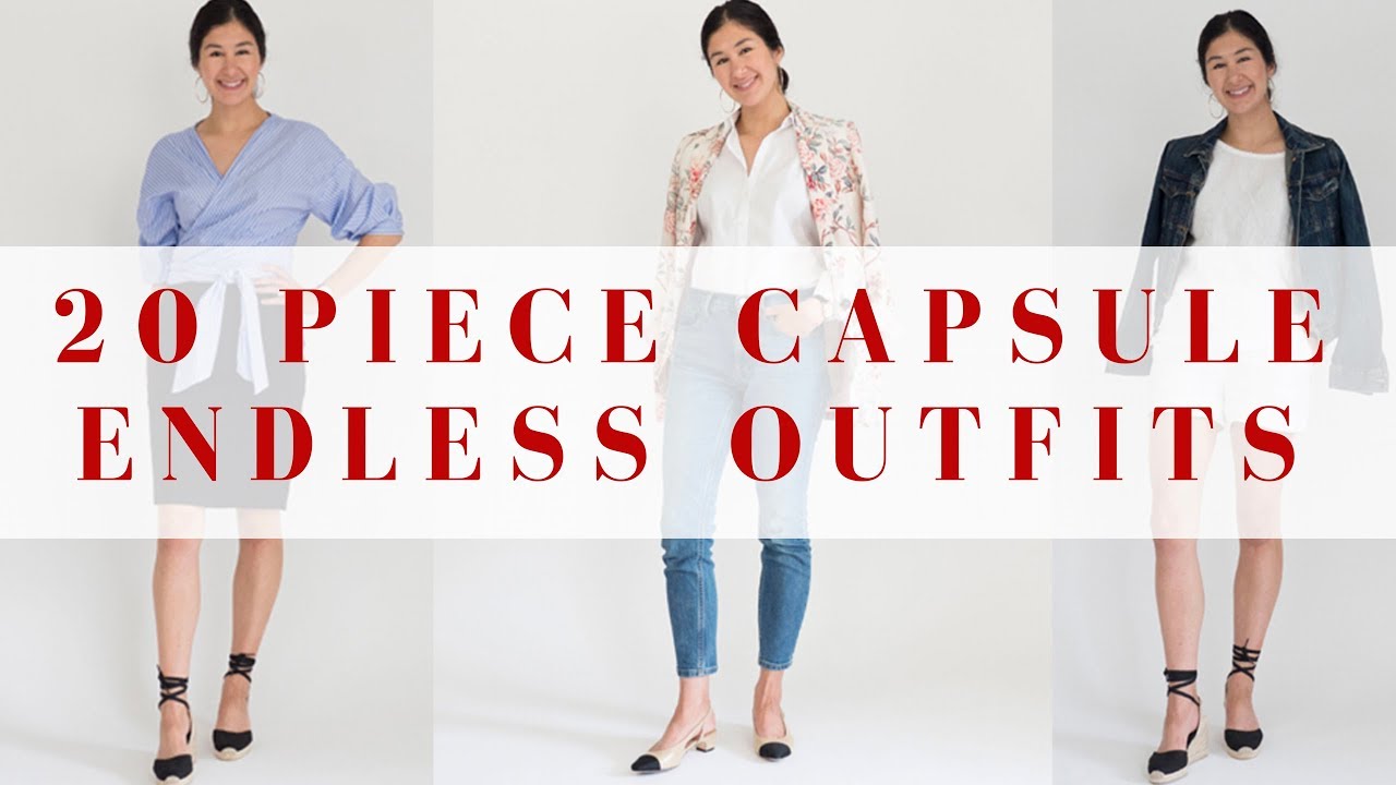 20 Pieces, Endless Outfits | Spring Capsule - YouTube